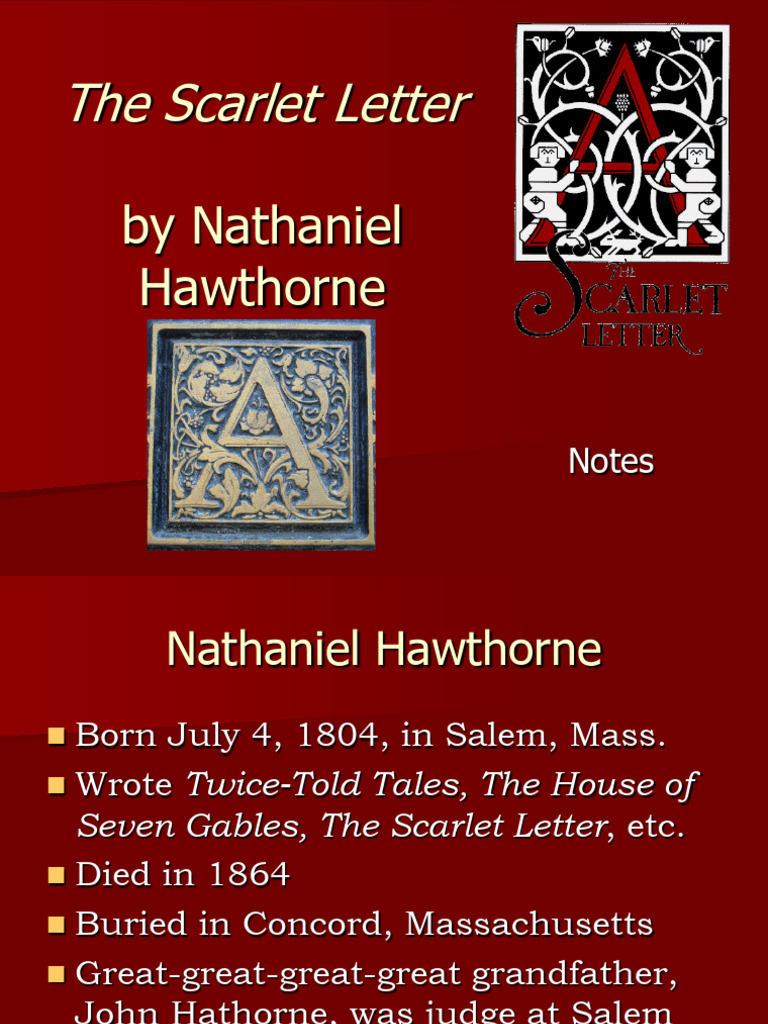 The Scarlet Letter Notes[1] | PDF | The Scarlet Letter