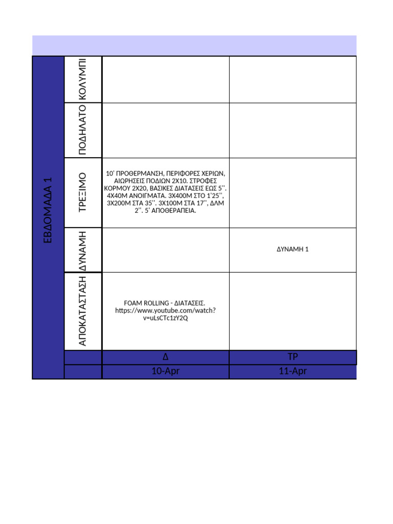 Γυμναστική1 | PDF