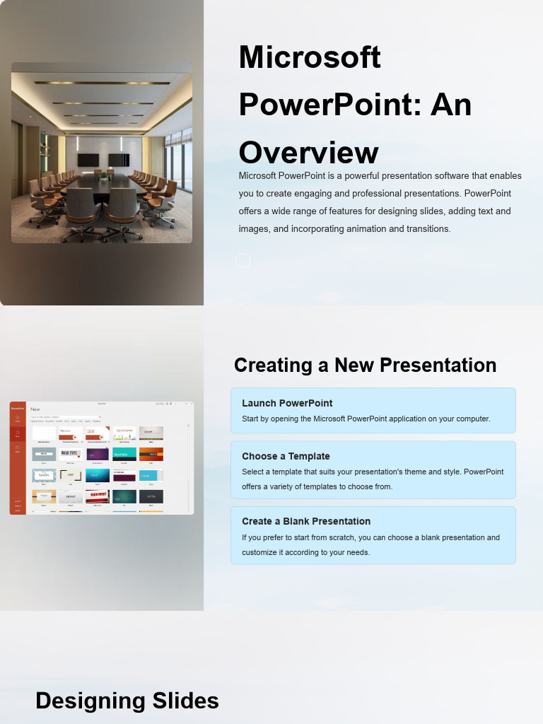 Microsoft PowerPoint an Overview 68640fe2d7050438eee792ec9930eaca | PDF | Microsoft Power Point ...