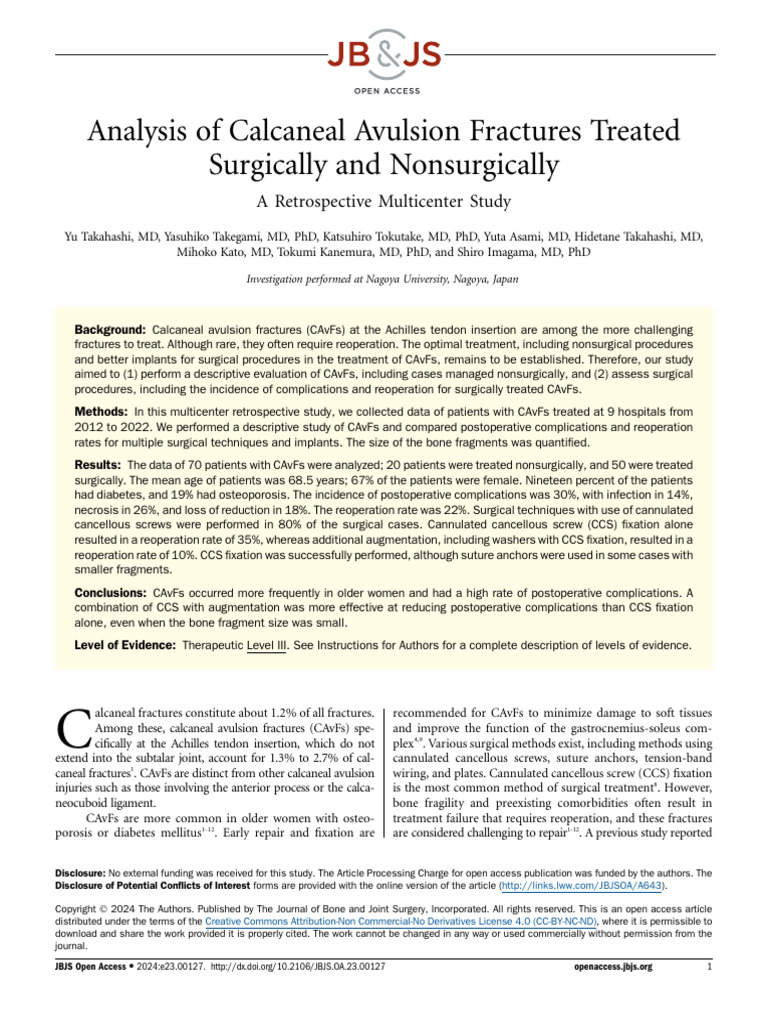 Jbjs Marged PDF | PDF | Surgery | Radiography