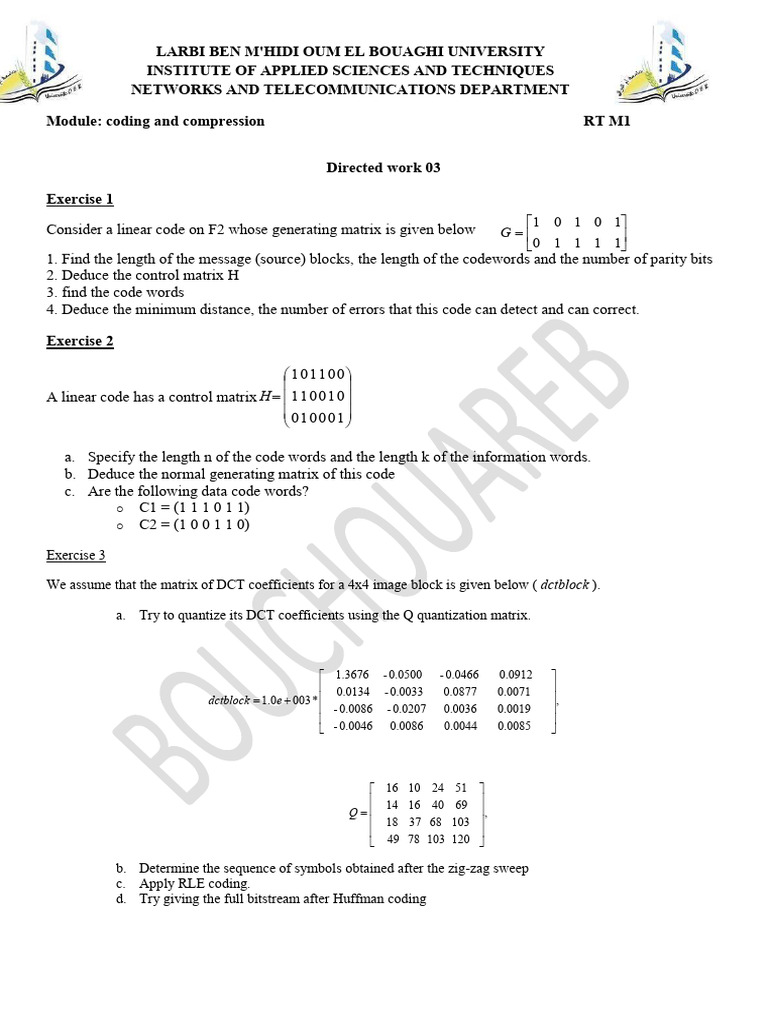 Dw 03 Pdf Computer Science Applied Mathematics 