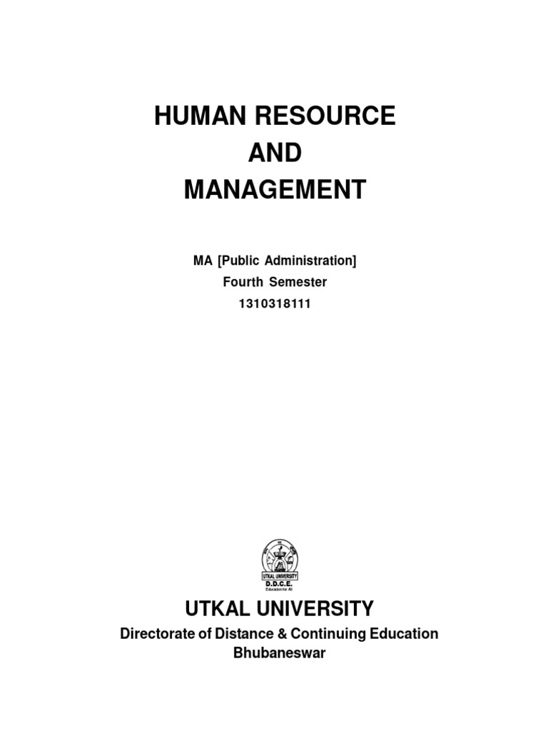 Human Resource Management | PDF | Human Resource Management | Goal