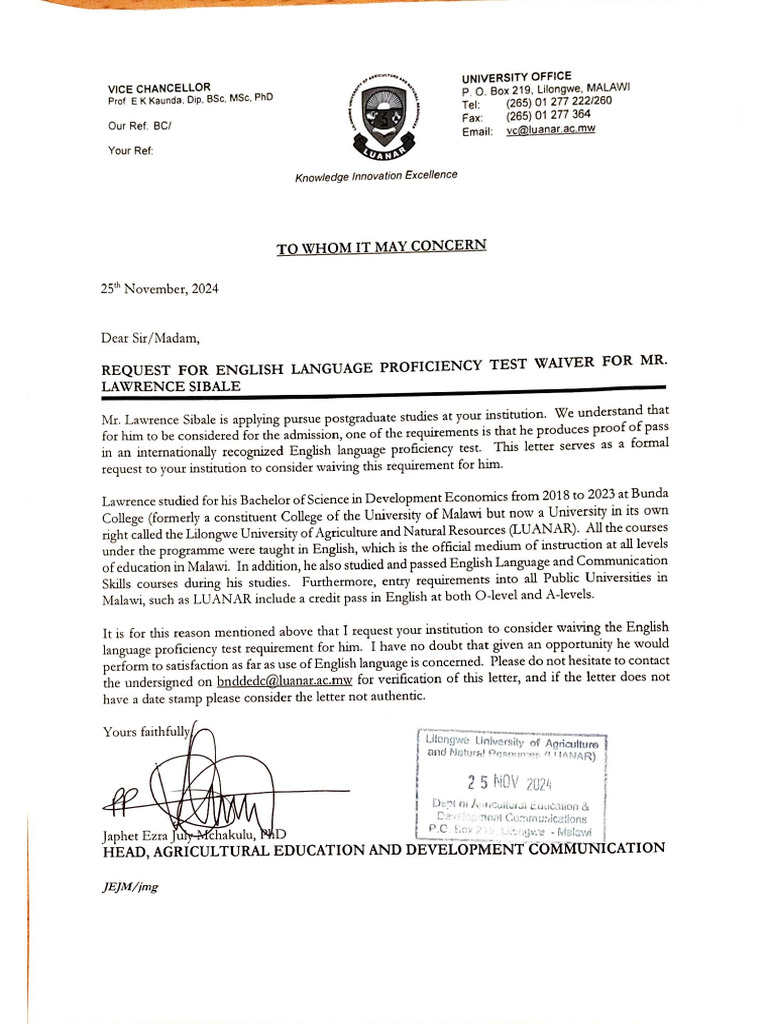 Application Waiver Evidence | PDF