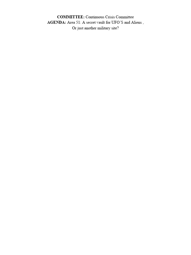 CCC Fly Mun Background Guide | PDF | Unidentified Flying Object