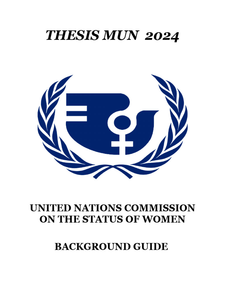 THESIS MUN 2024: UNCSW Background Guide | PDF | Gender Pay Gap ...