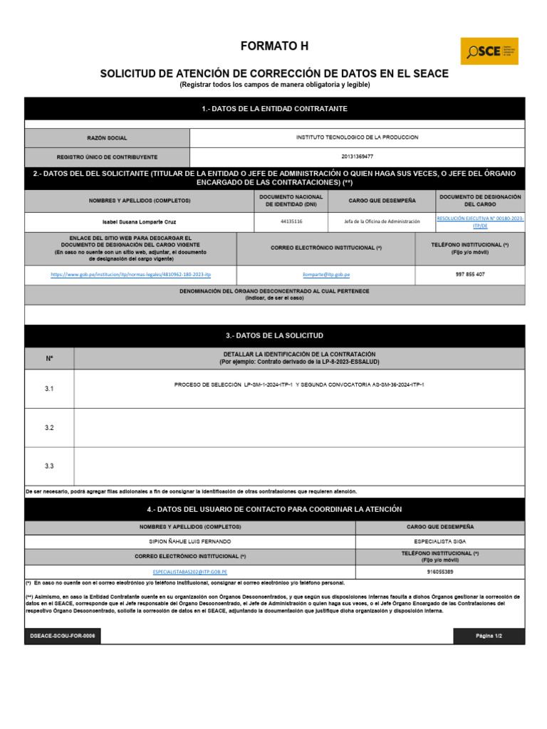 739622-Formato-H-Solicitud-De-Atencion-De-Correccion-De-Datos-En-El ...