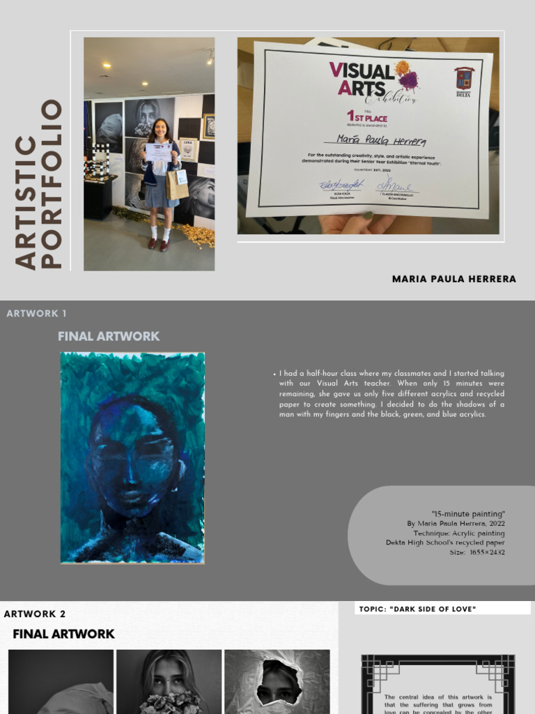 University art Portfolio | PDF | Drawing | Paintings