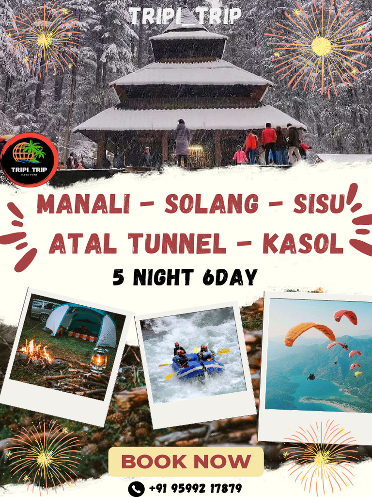 New Year Manali Kasol Solang 5n6d (1) - Compressed | PDF
