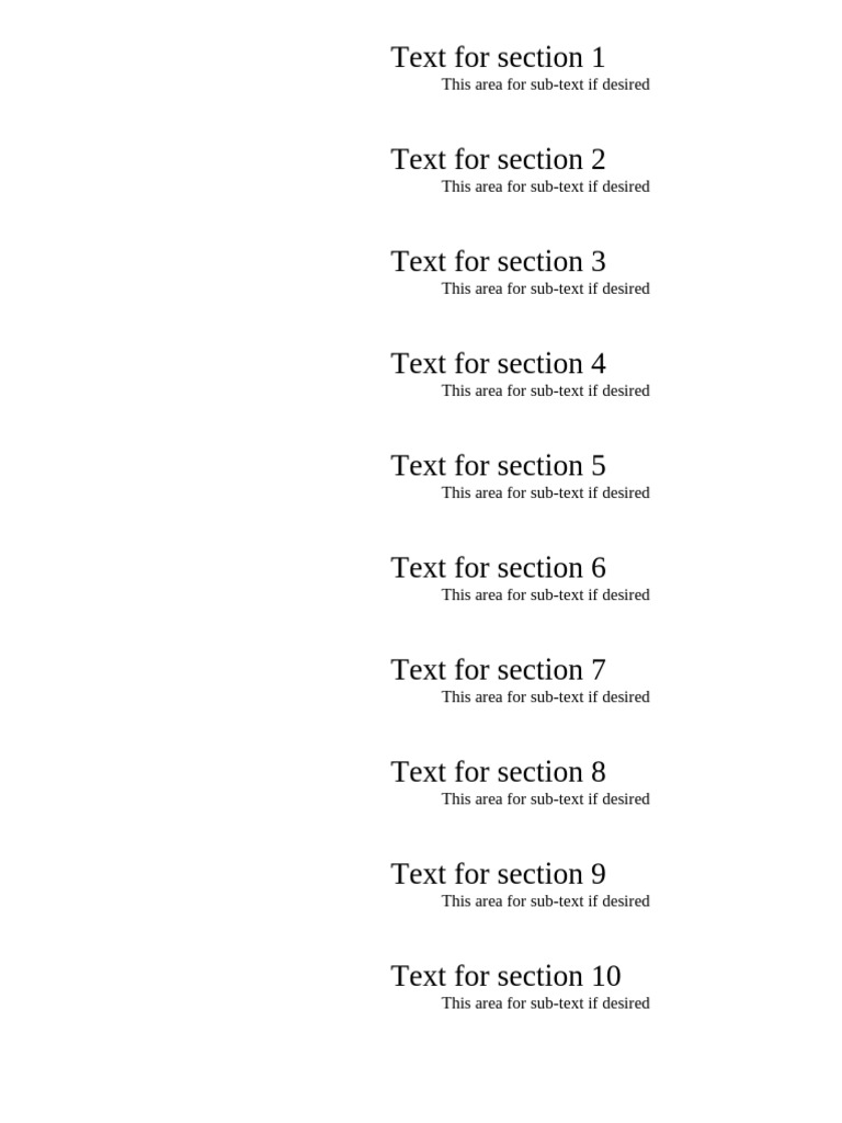 Cardinal PrintableTemplate Dividers TOC 10tab Word | PDF