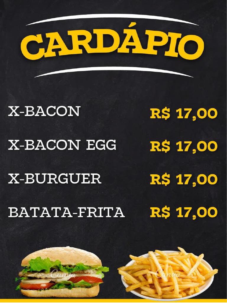 Cardápio | PDF