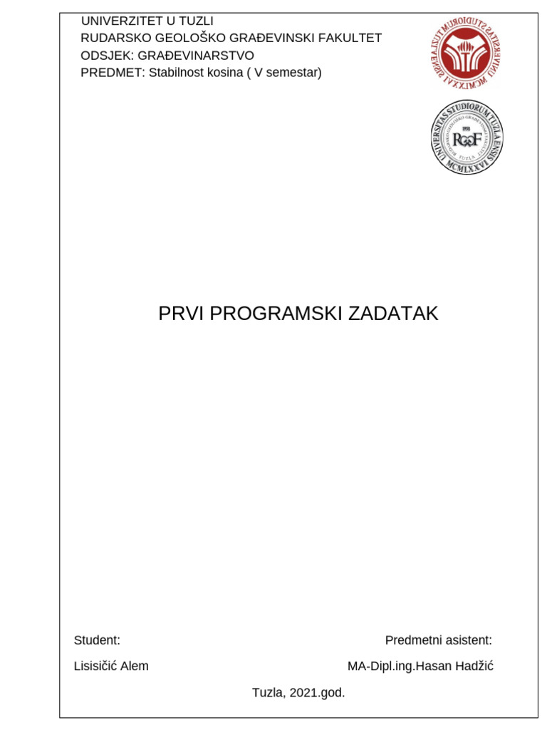 stabilnost-kosina | PDF