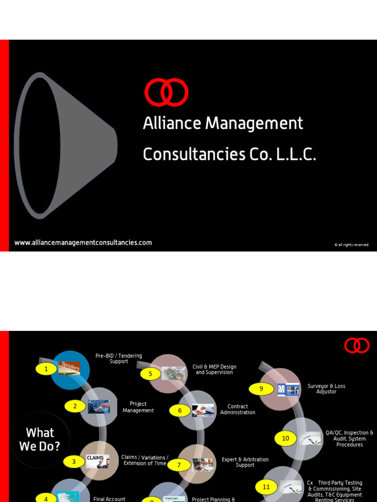 Alliance Management Consultancies Co. LLC - White | PDF | United Arab ...