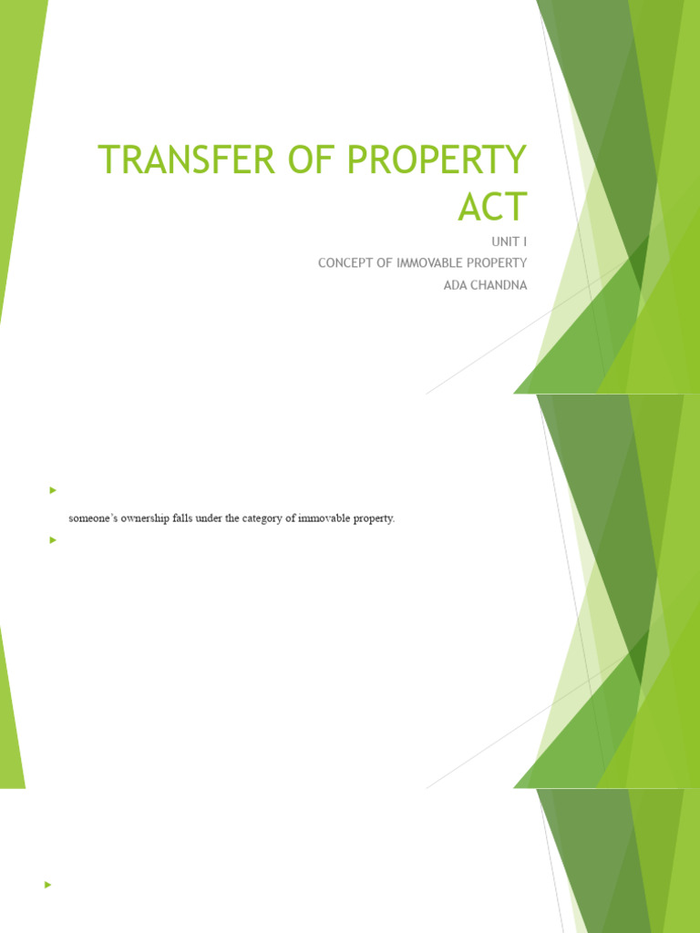 Understanding Immovable vs. Movable Property | PDF | Property | Real ...