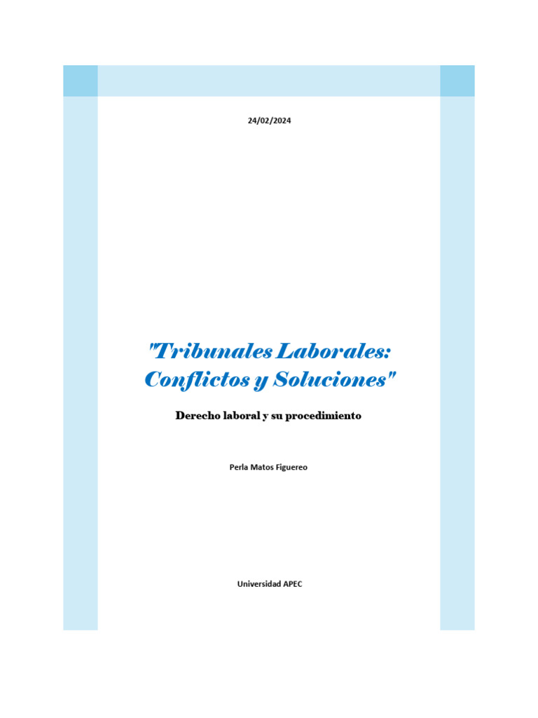 Trabajo Práctico - Derecho Laboral LL | PDF | Derecho laboral | Judicaturas
