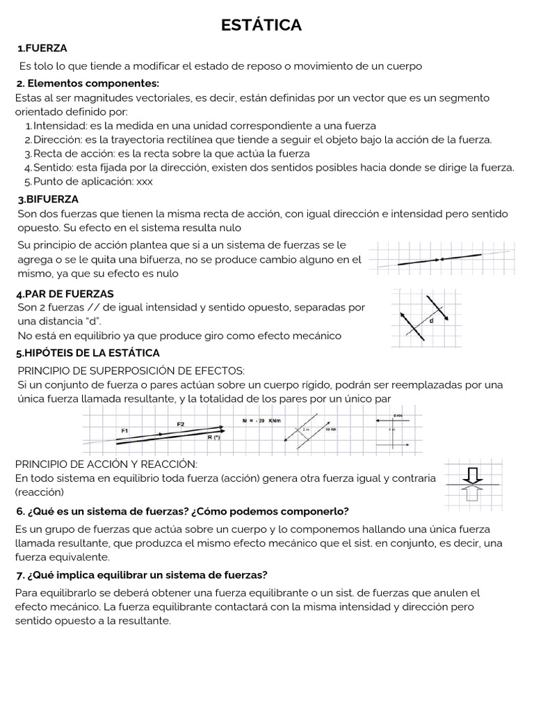 resumen estructuras final | PDF | Doblar | Fuerza