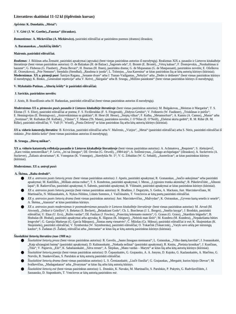 Skaitiniai 11 12 KL | PDF