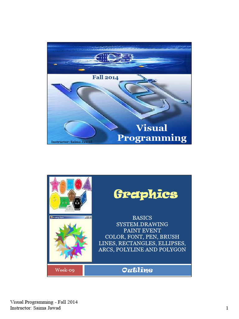 W09Graphics | PDF | Rgb Color Model | Shape