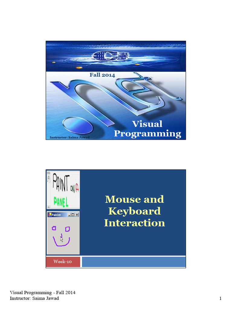 W10Mouse and Keyboard Interaction | PDF | Computer Keyboard | Control Key