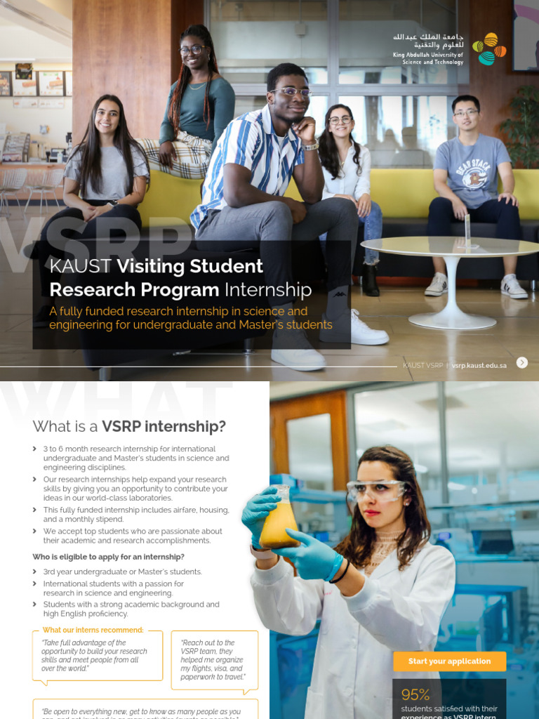 vsrp_brochure | PDF | Arabian Peninsula | Internship