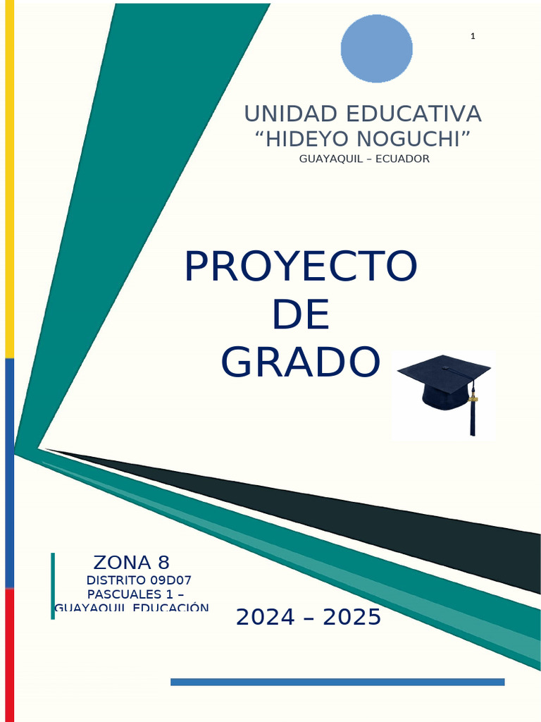 CARATULA PROYECTO DE GRADO | PDF