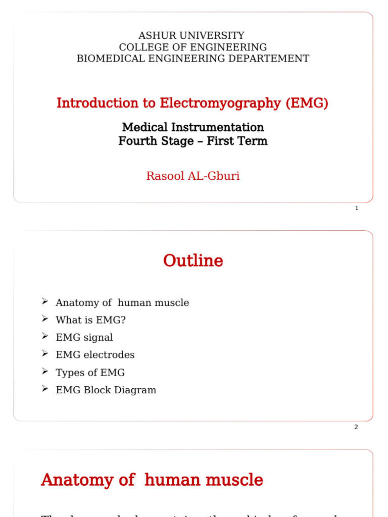 LEC.1 | PDF | Electromyography | Nerve