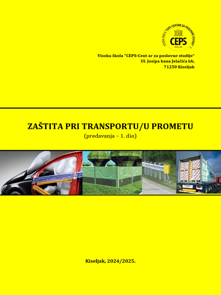 142059_01 PREDAVANJE - Zastita u prometu (1) | PDF