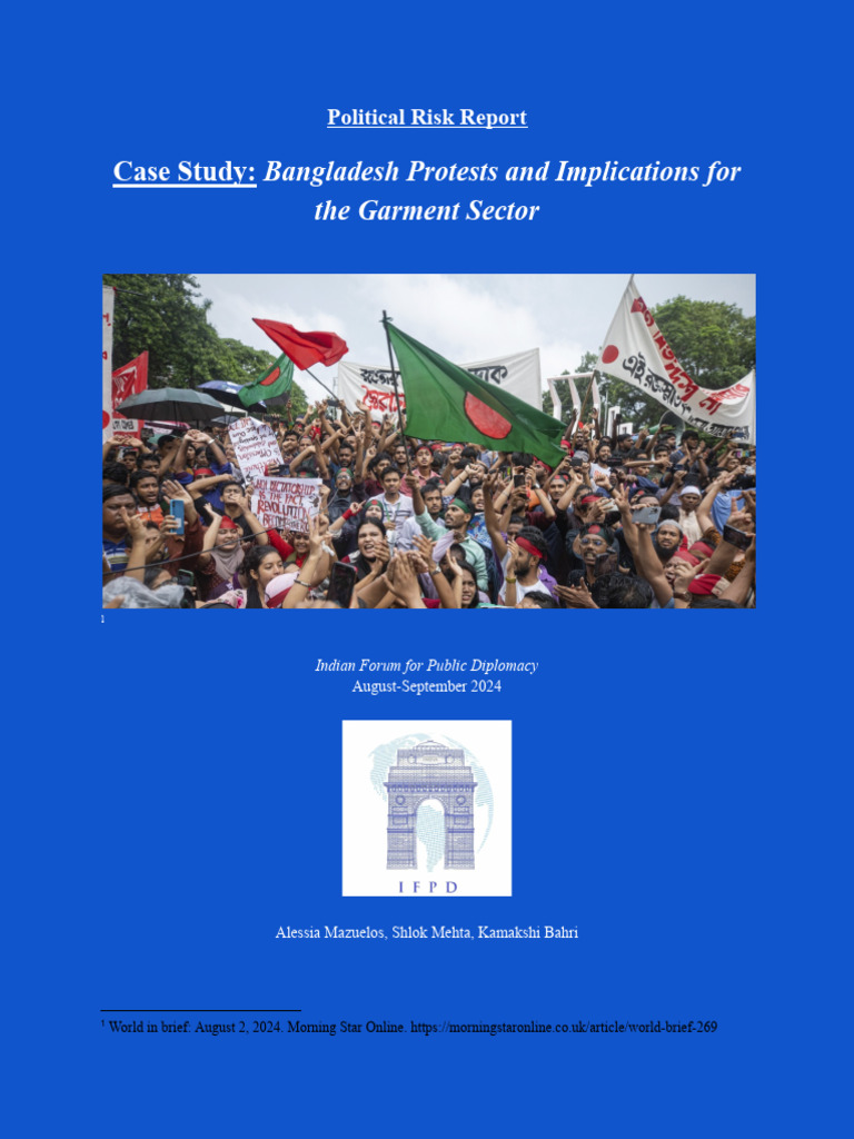 Political Risk Report IFPD | PDF | Cost Of Living | Labor Rights