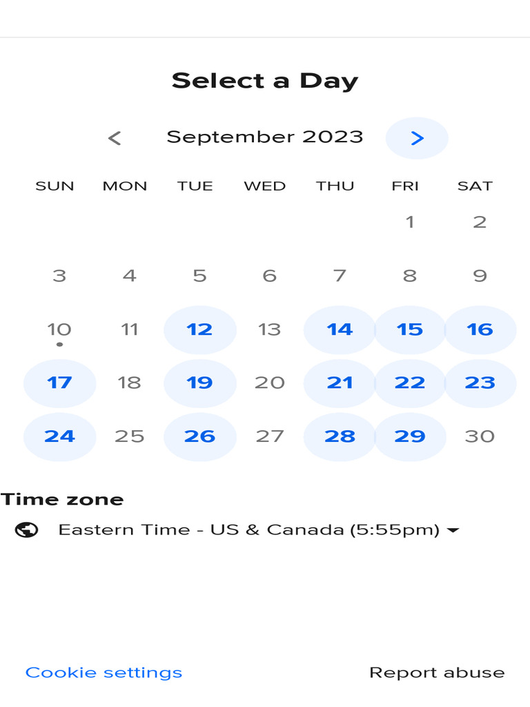Select Date & Time for Appointment | PDF