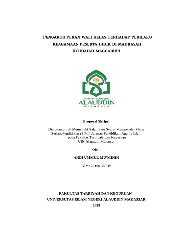 Ummul Proposal Fix Acc - Copy TURNITIN | PDF