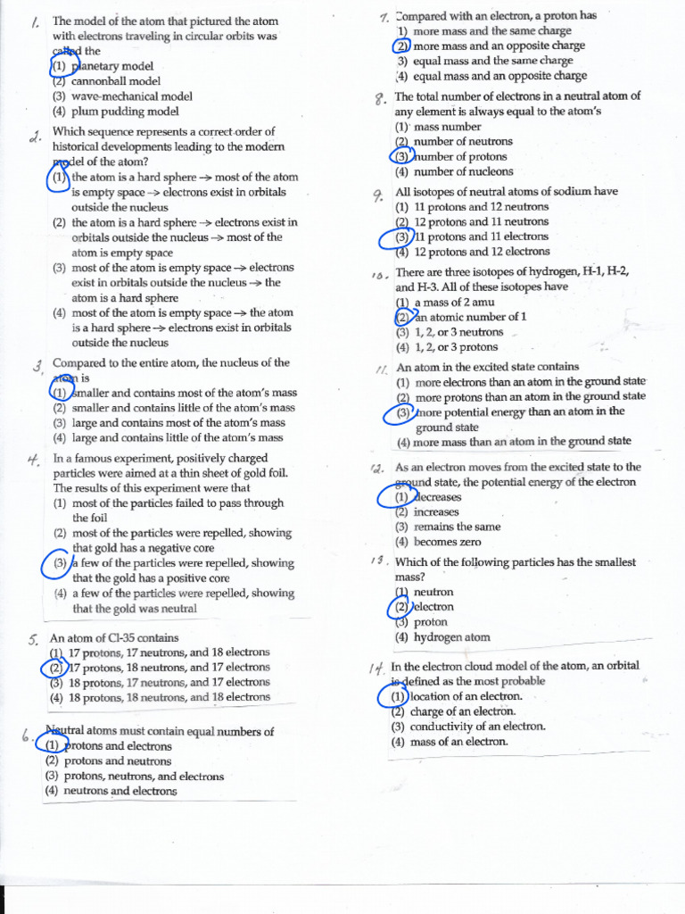 MC Review Question CH 1 Pg1 | PDF