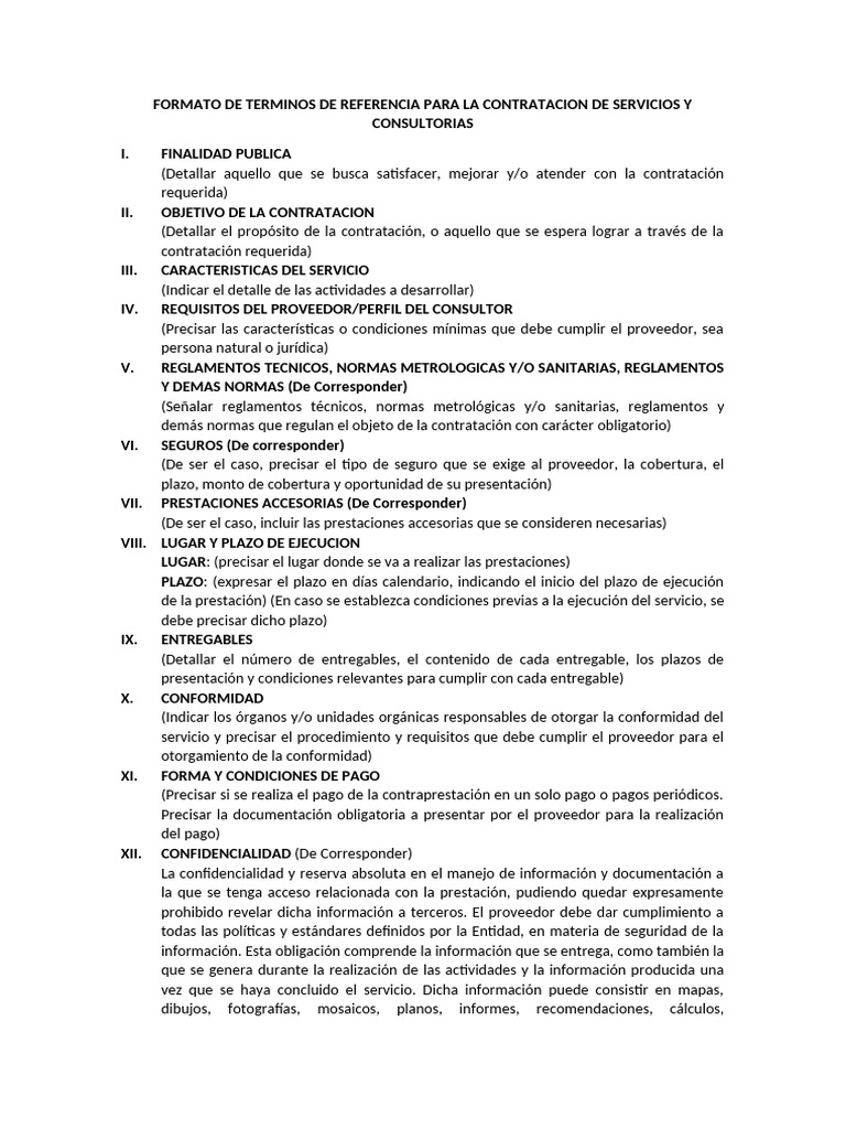 Formatos Ee - Tt. TDR - Actualizado | PDF | Pagos | Justicia