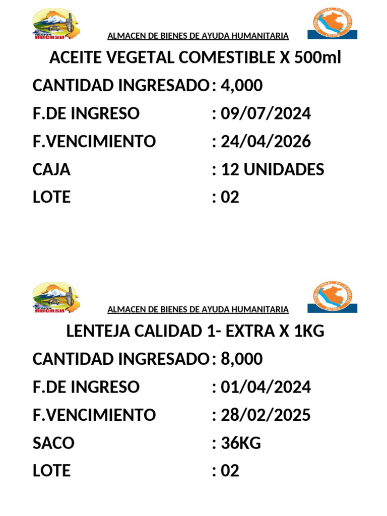ROTULOS DE ALIMENTOS | PDF