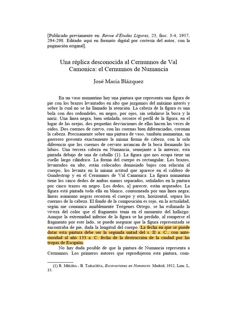 Blázquez (1957) | PDF | Mitología | Creencia religiosa y doctrina