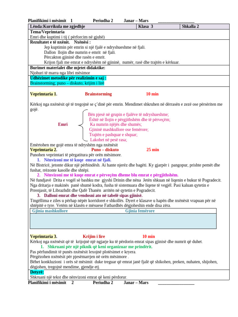 Ditarvjk KL 3 Periudha 2 | PDF