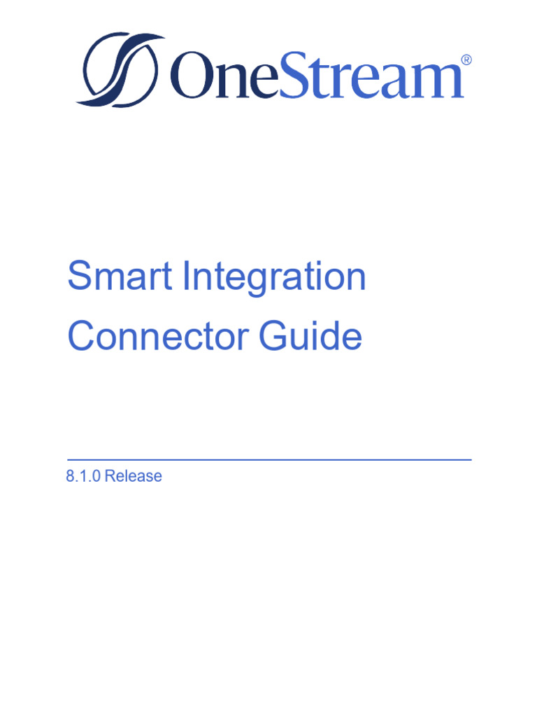 Smart Integration Connector Guide 1 | PDF | Databases | File Transfer ...