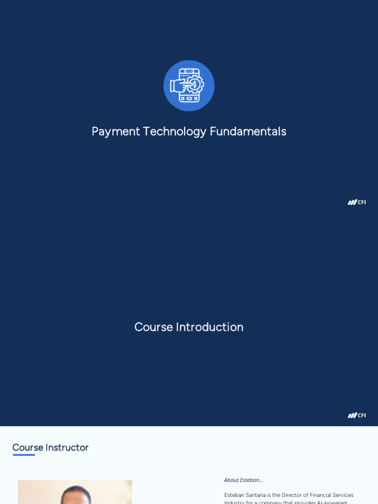 Payment Technology Fundamentals-Course Presentation | PDF | Payments ...