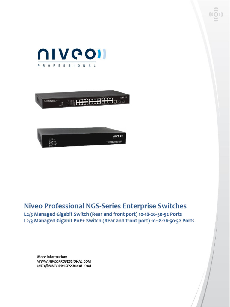 Datasheet Enterprise Managed PoE Switches 2021 | PDF | Telecommunications | Internet Architecture