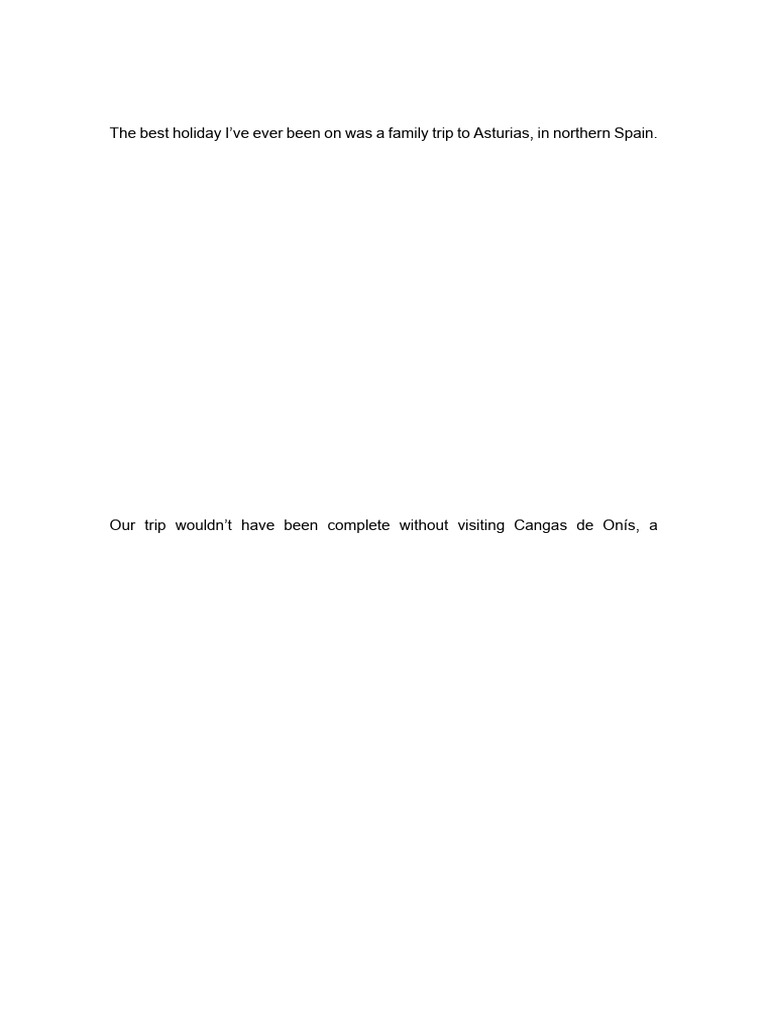 My Best Holiday Ever | PDF