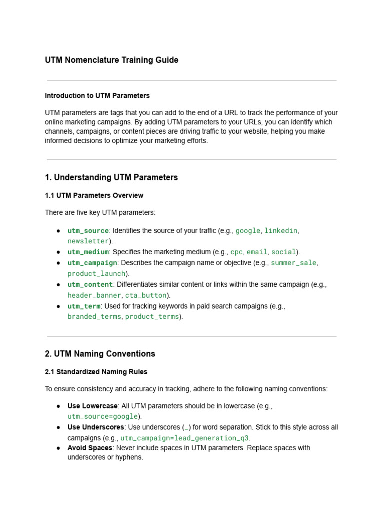 UTM Nomenclature Training Guide | PDF | Computing