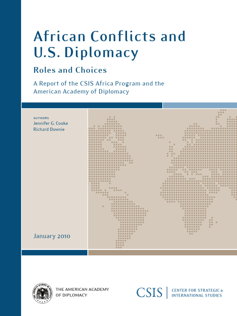 african conflict and US diplomacy | PDF | Center For Strategic And ...