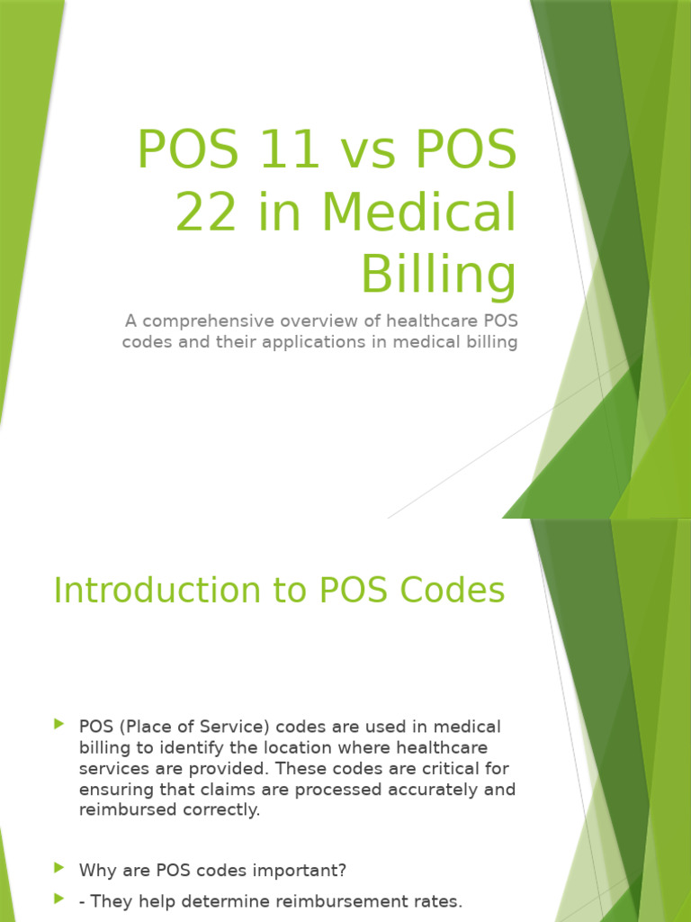POS 11 Vs POS 22 Medical Billing | PDF | Hospital | Patient