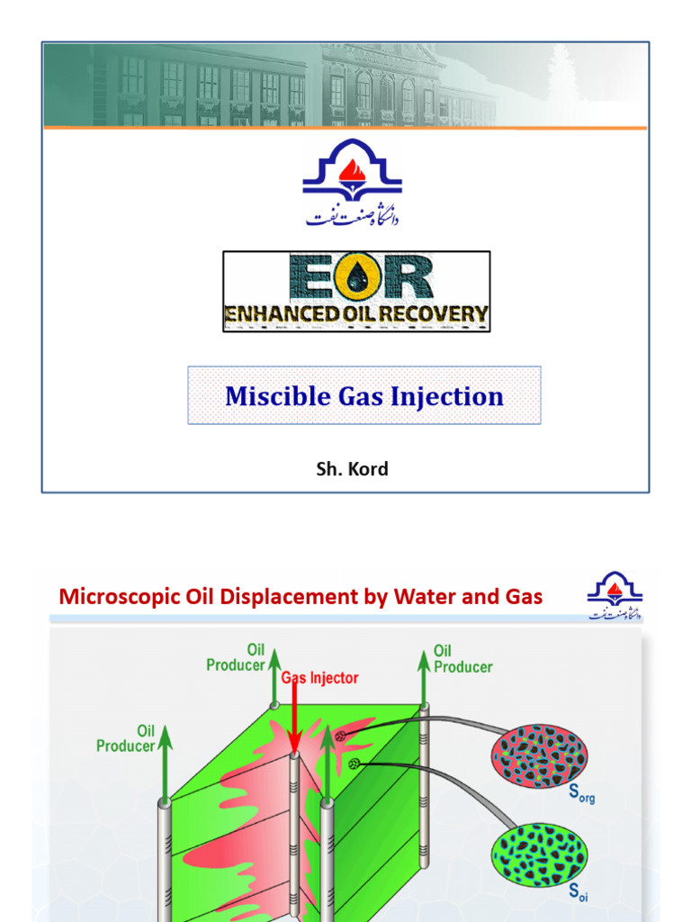 5 Miscible injection | PDF | Enhanced Oil Recovery | Phase (Matter)