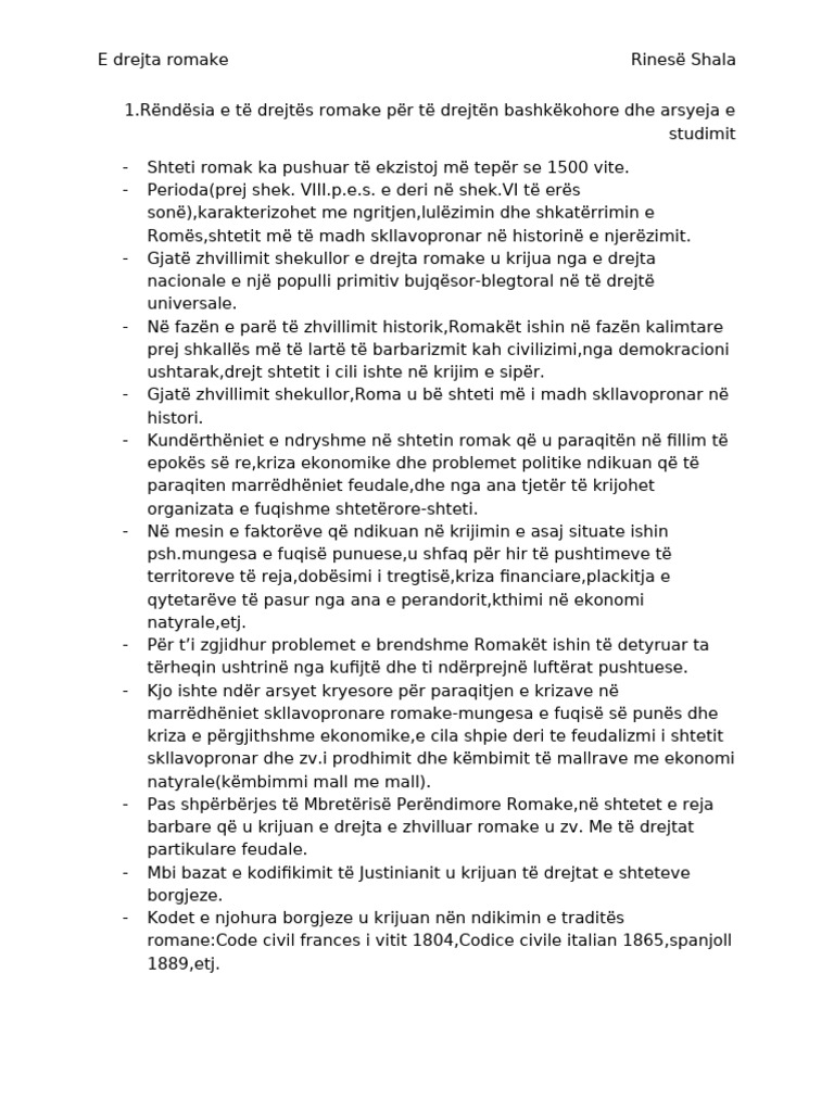 E Drejta Romake | PDF