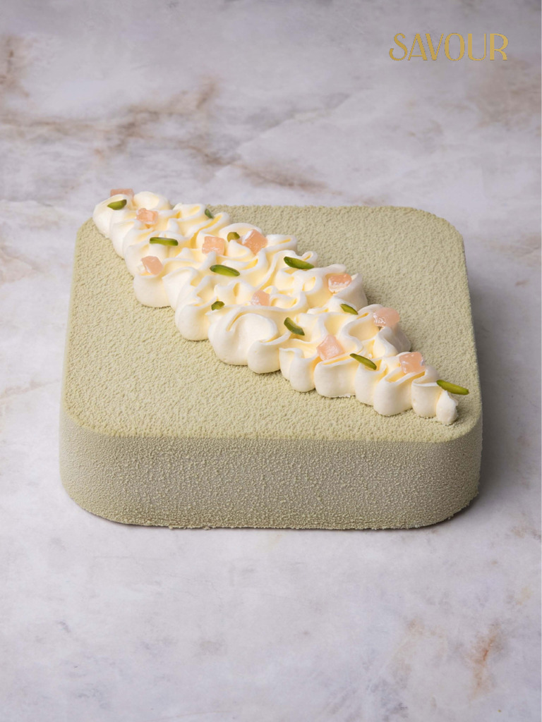 Pistachio, Raspberry & Rose Entremet | PDF | Chocolate | Baking