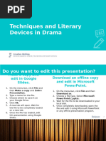 Technical Elements of Drama Explained | PDF
