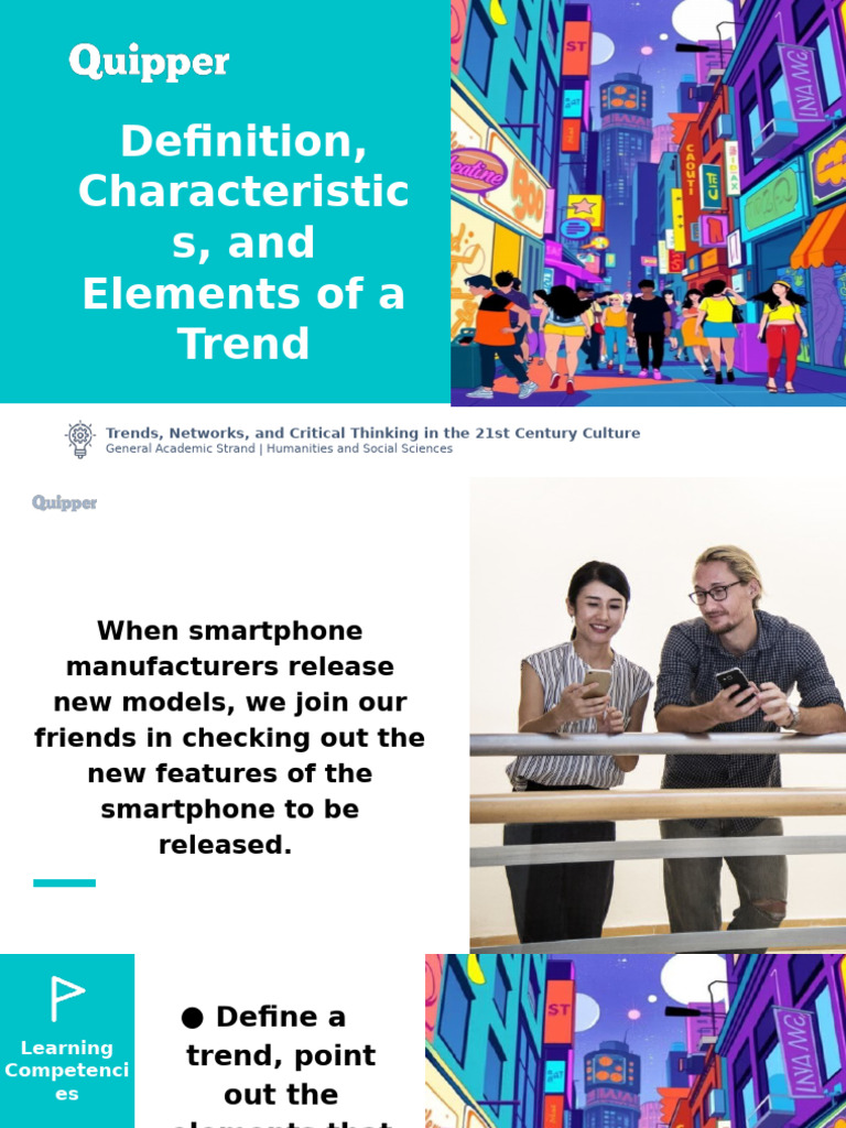 Definition Characteristics and Elements of A Trend | PDF