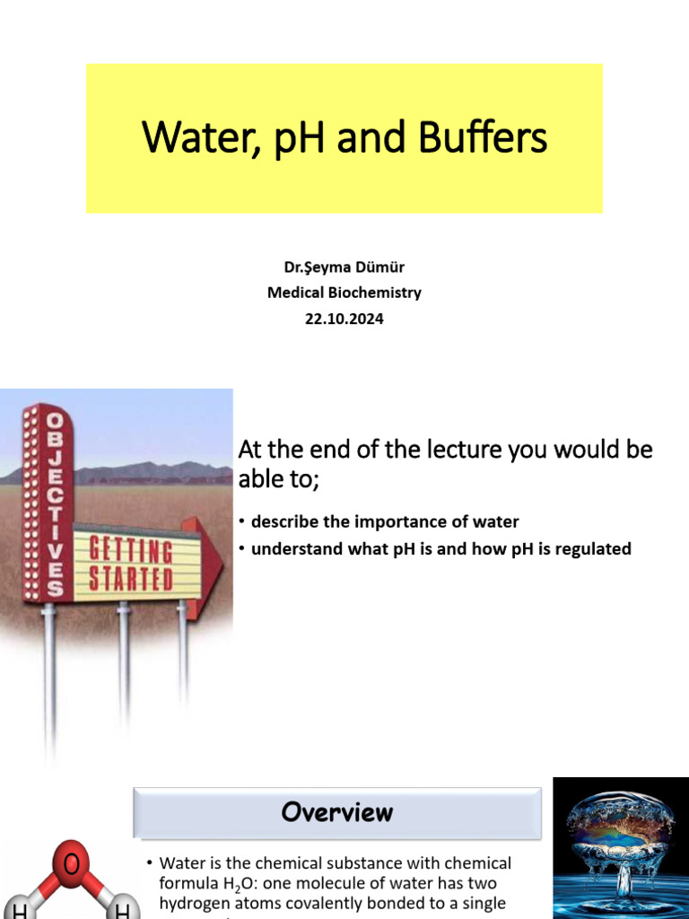 7 Water PH Buffer Systems 22.10.2024 | PDF | Chemical Polarity ...