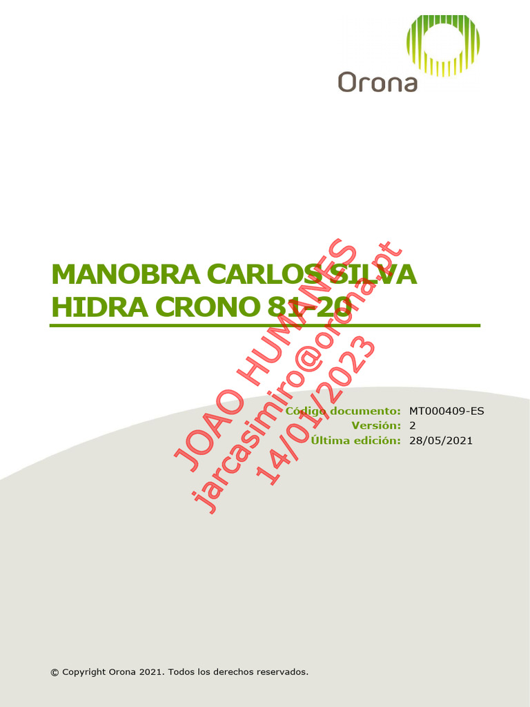 Carlos Silva Crono 81-20 | PDF | Relé | Bienes manufacturados