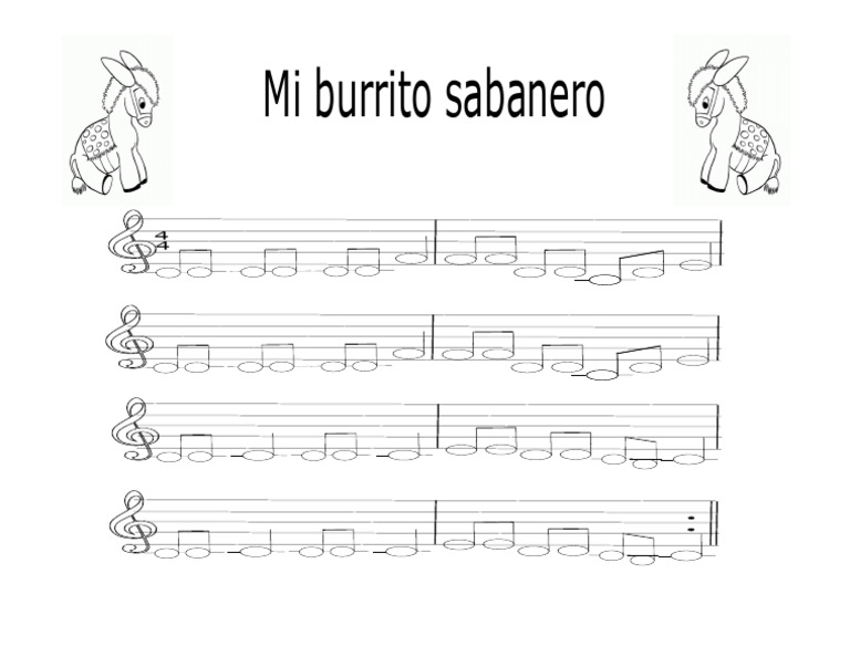 Mi burrito sabanero: Letra y significado | PDF