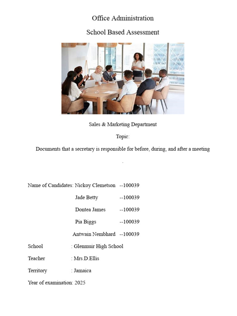 Office Admin Sba | PDF